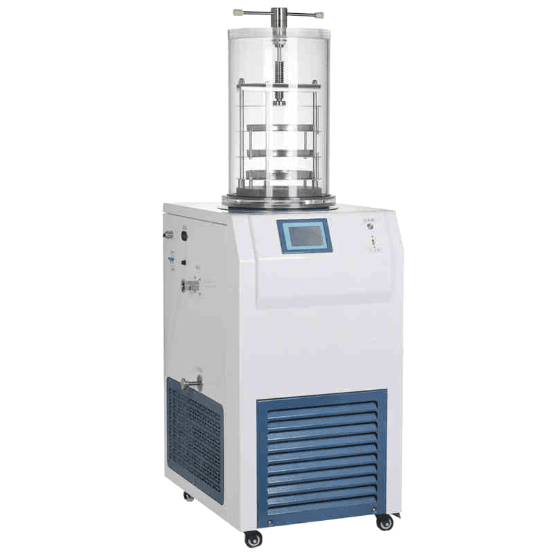 AKGJ-12 Top Press Model Vacuum Freeze Dryer – 3-4kg/24h Dehydration ...